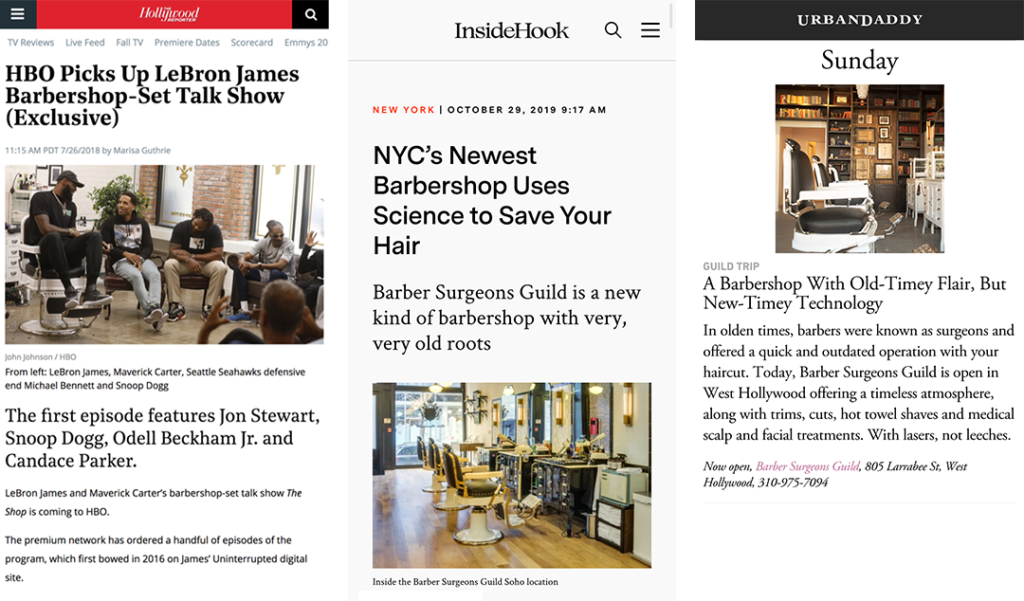 Grooming Redefined - Barber Surgeons Guild®